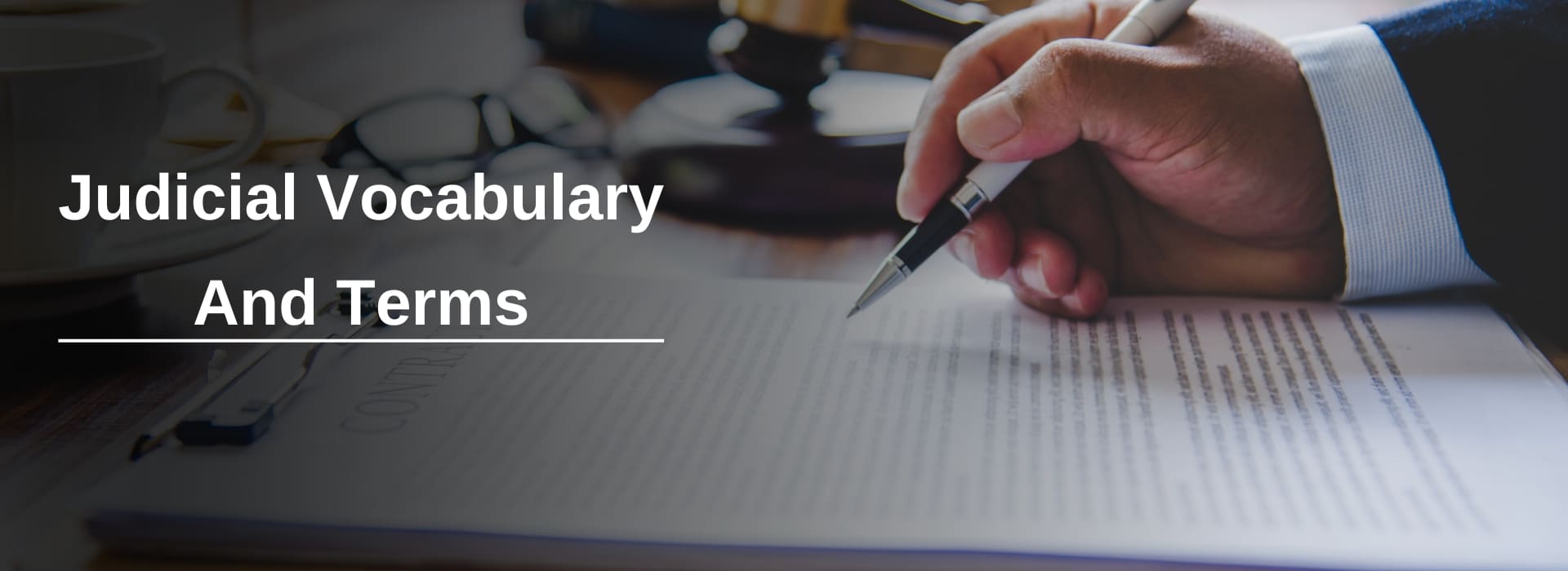 Judicial Vocabulary and Terms | Judex Tutorials